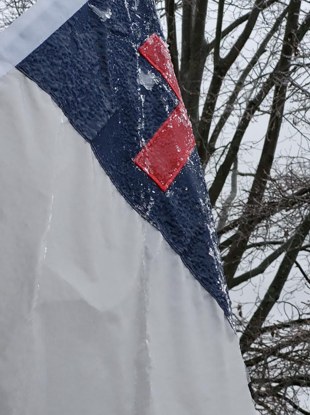The Frozen Flags of Faith… | My Front Porch